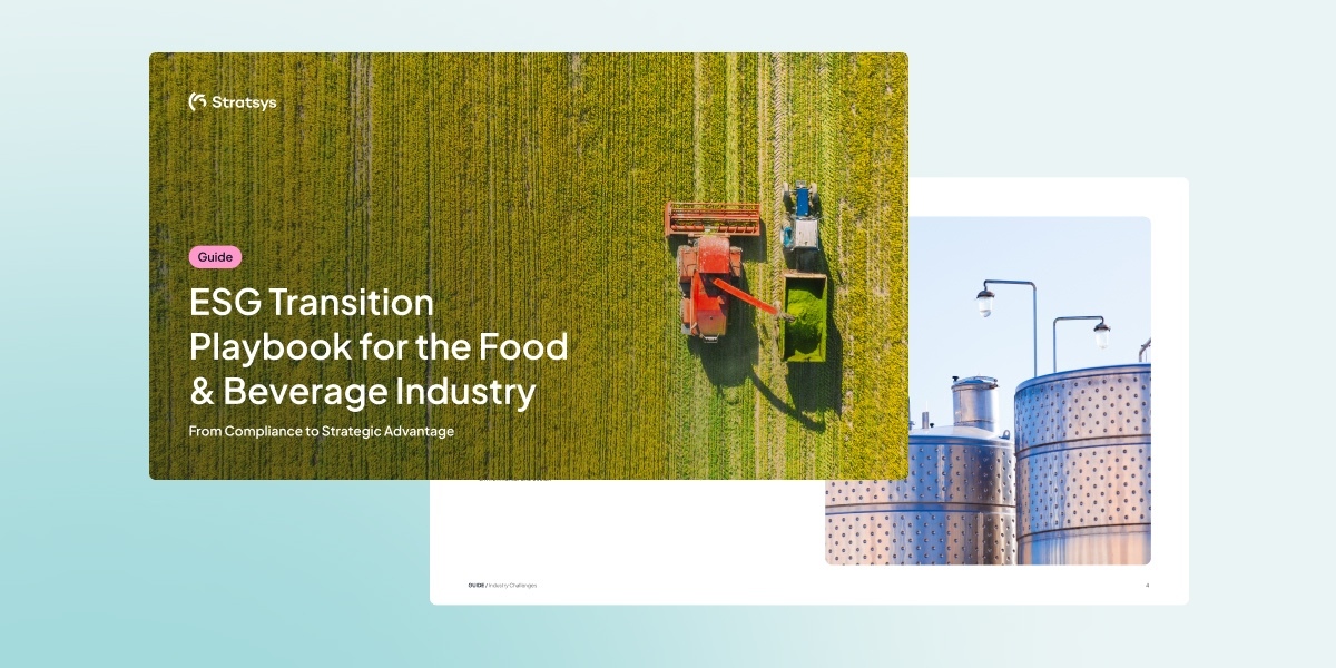 ESG Transition Playbook - Food & Beverage