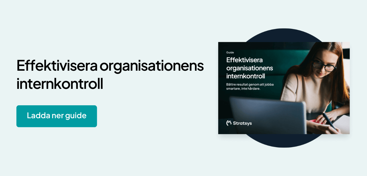 5 steg till effektivare internkontroll i organisationen