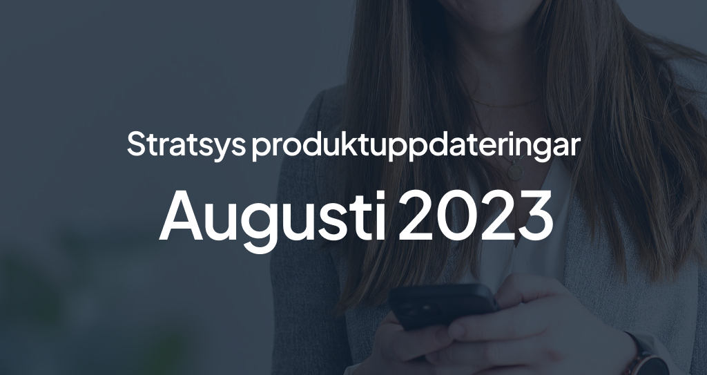 Plattforms- och produktuppdateringar, aug 2023