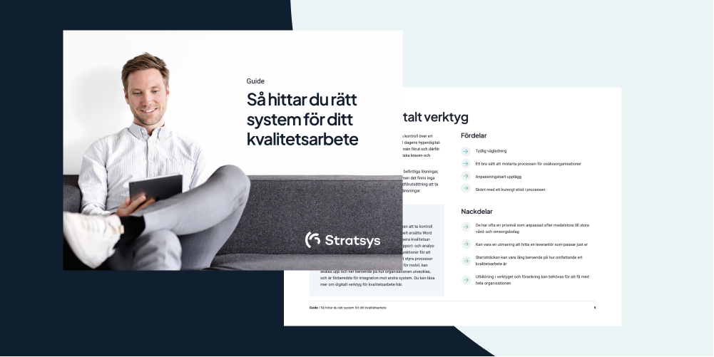 Så hittar du rätt kvalitetsledningssystem - Stratsys